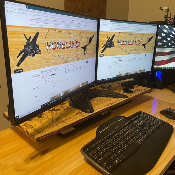 Monitor Stand - Etsy