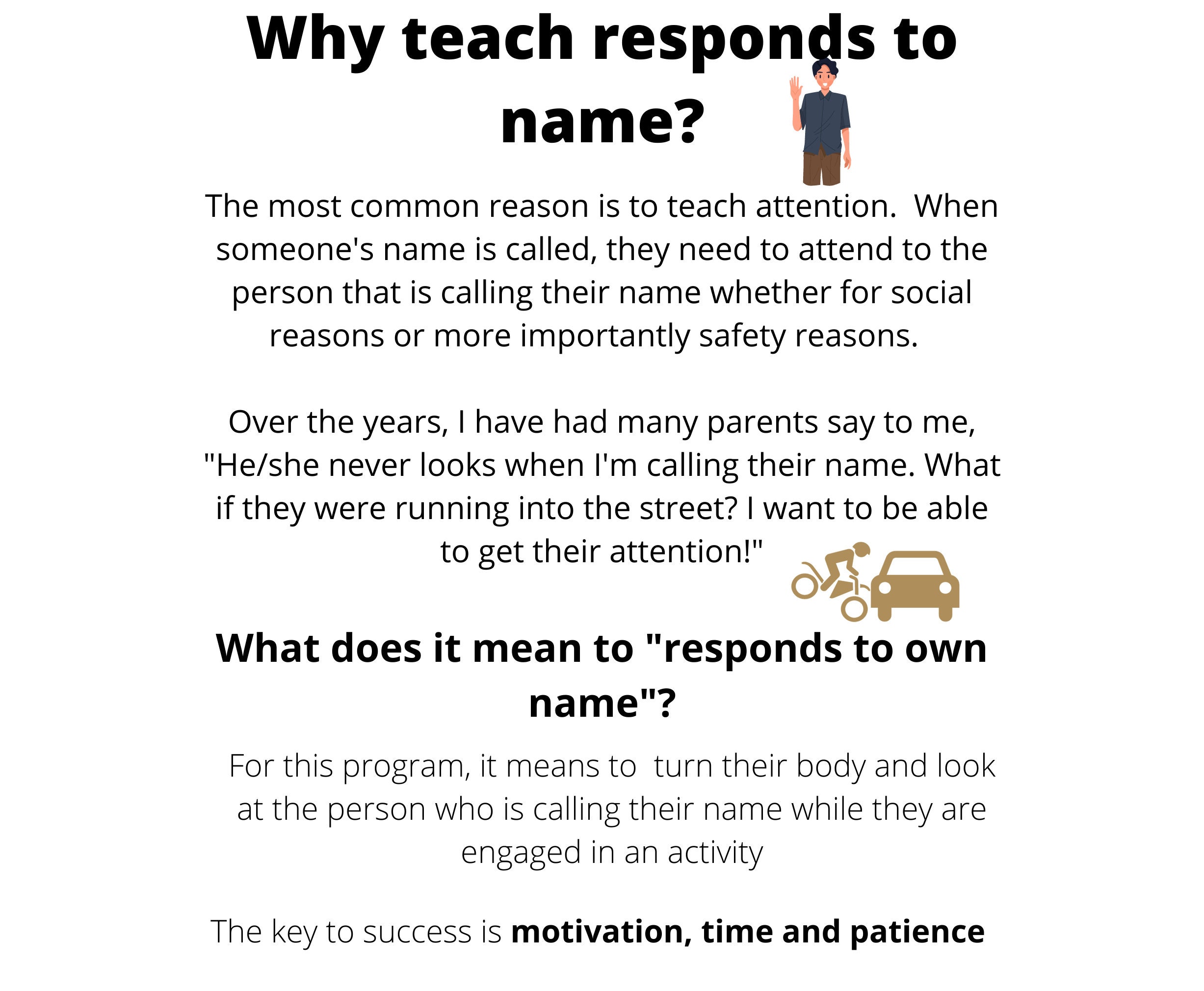 Teaching Responding to Name With Children/persons With Autism - Etsy