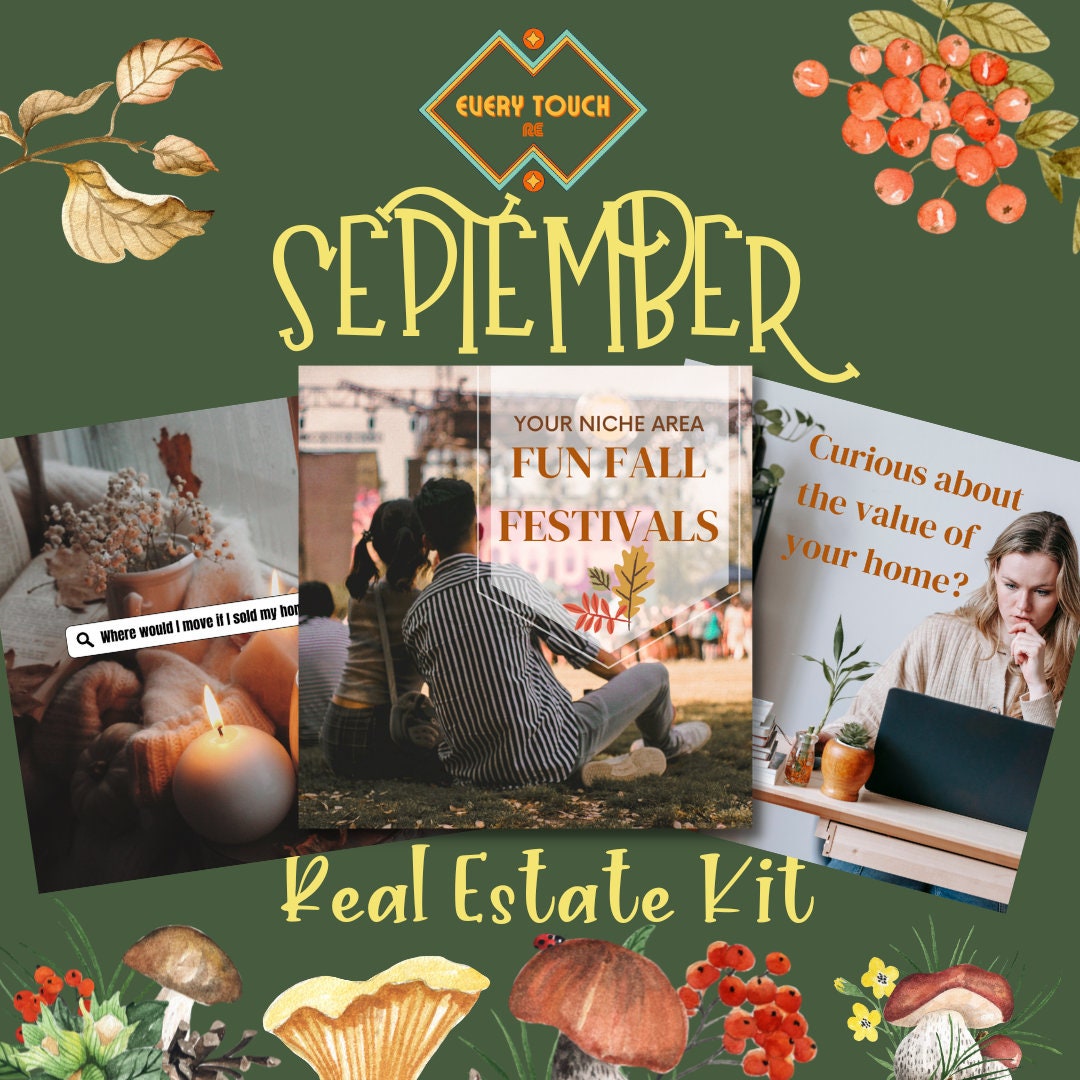 September Real Estate Social Media Posts | Real Estate Newsletter ...