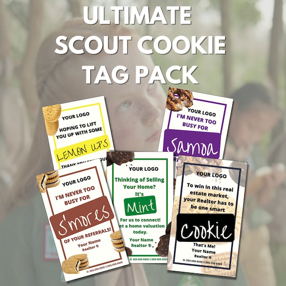 Girl Scout Cookie Bundle Tags Palmetto Family Orthodontics | Calling