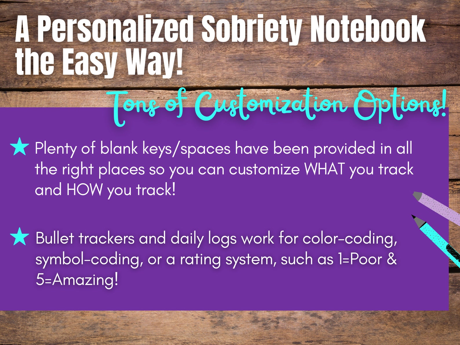 Sobriety Journal 12 Step Workbook Recovery Planner Addiction Healing