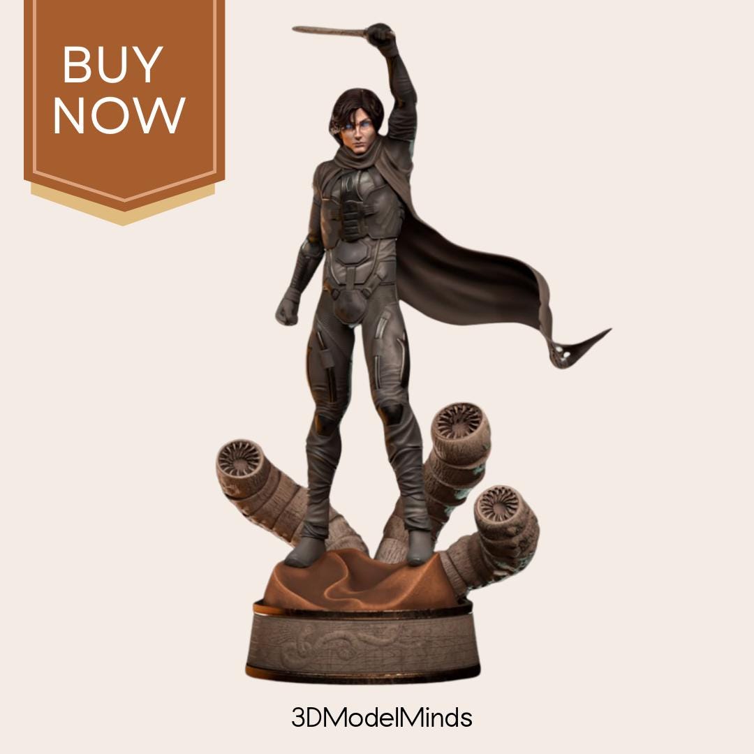 Muad Dib Dune STL File, 3D Digital Printing STL File for 3D Printers ...