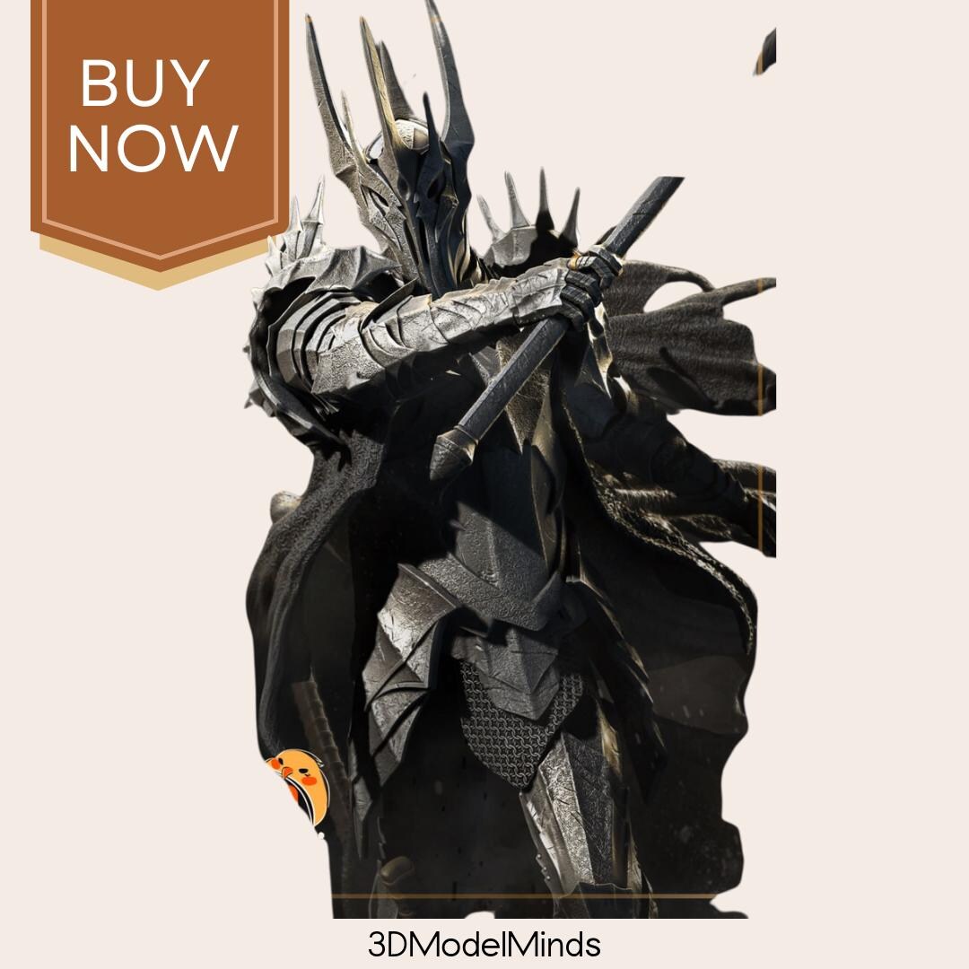 Sauron Big LOTR STL File, 3D Digital Printing STL File for 3D Printers ...