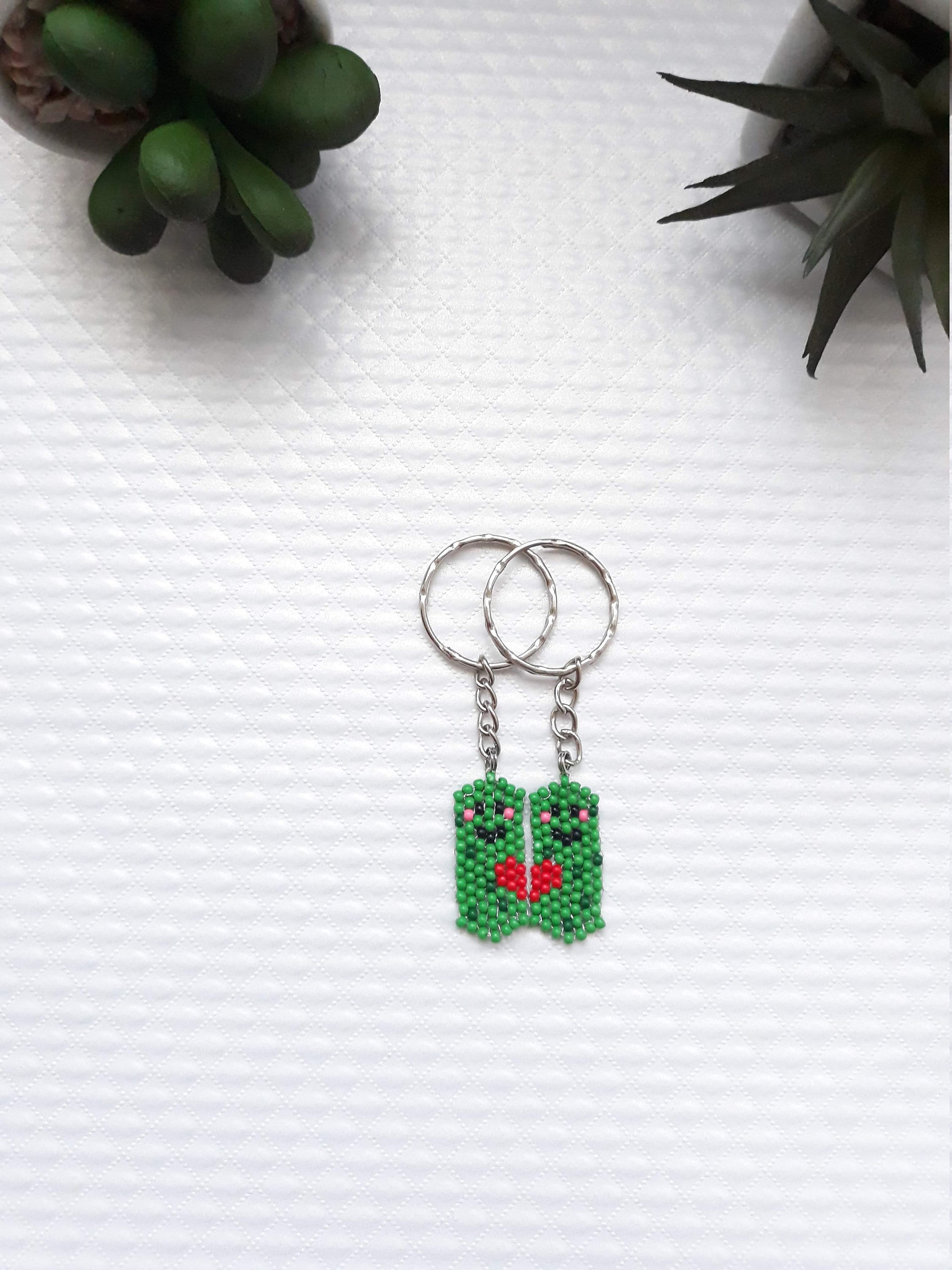 Pickle Keychains, Bead Keychain Set,keychain for Best Friend ,A Little ...