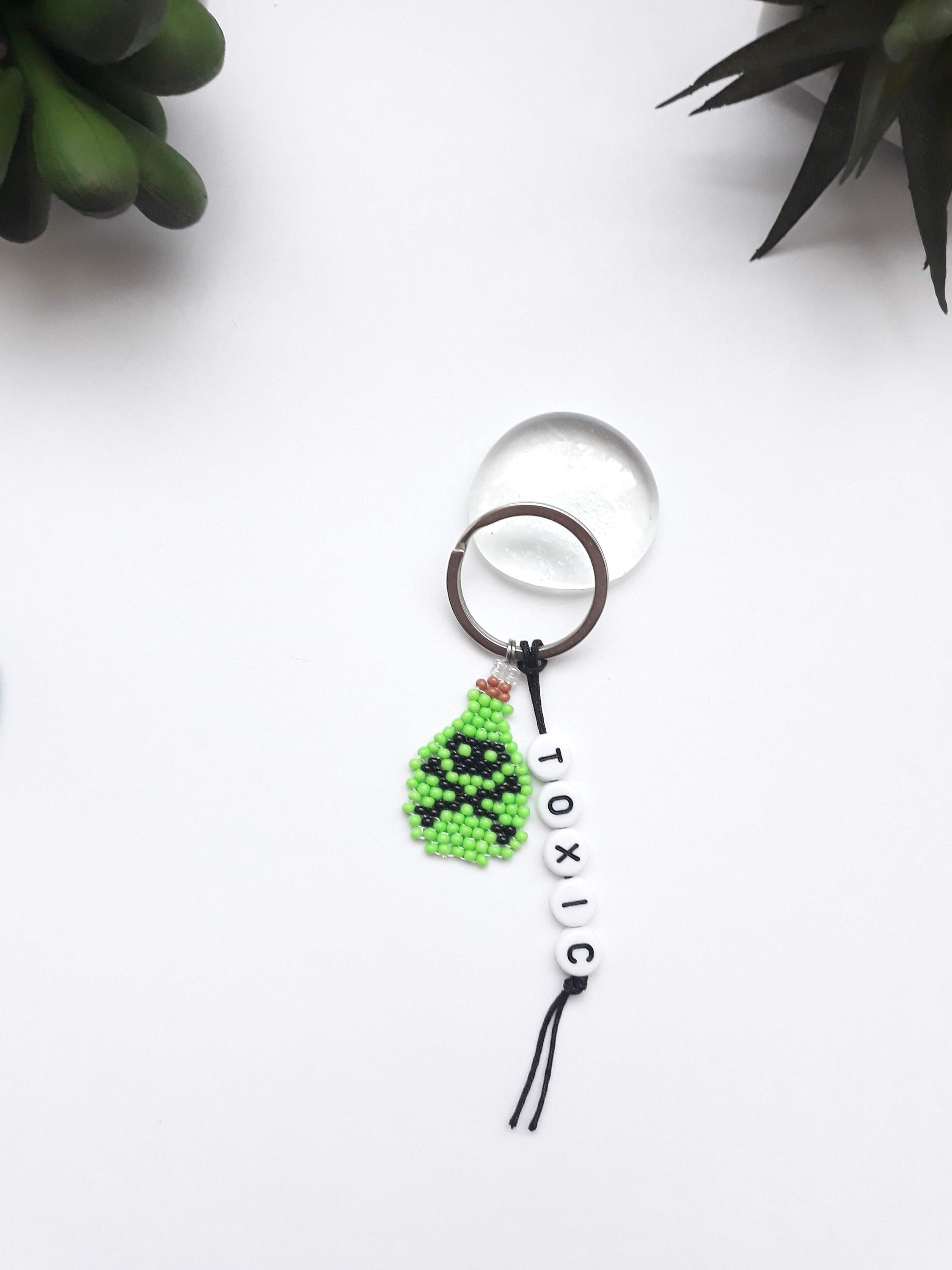 Funny Keychain, Humorous Friend Keychain, Handmade Small Gift, Toxic ...