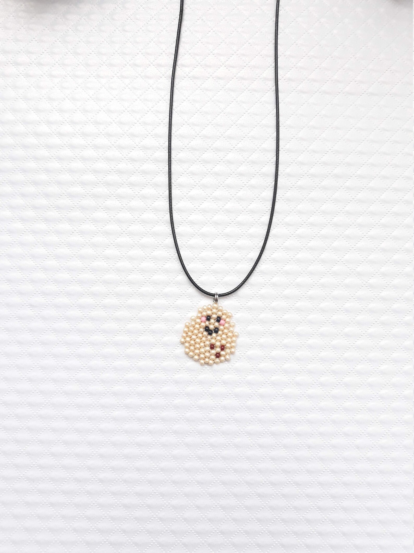 Beaded Potato Necklace: Kawaii Handmade Glass Bead Jewelry - Etsy
