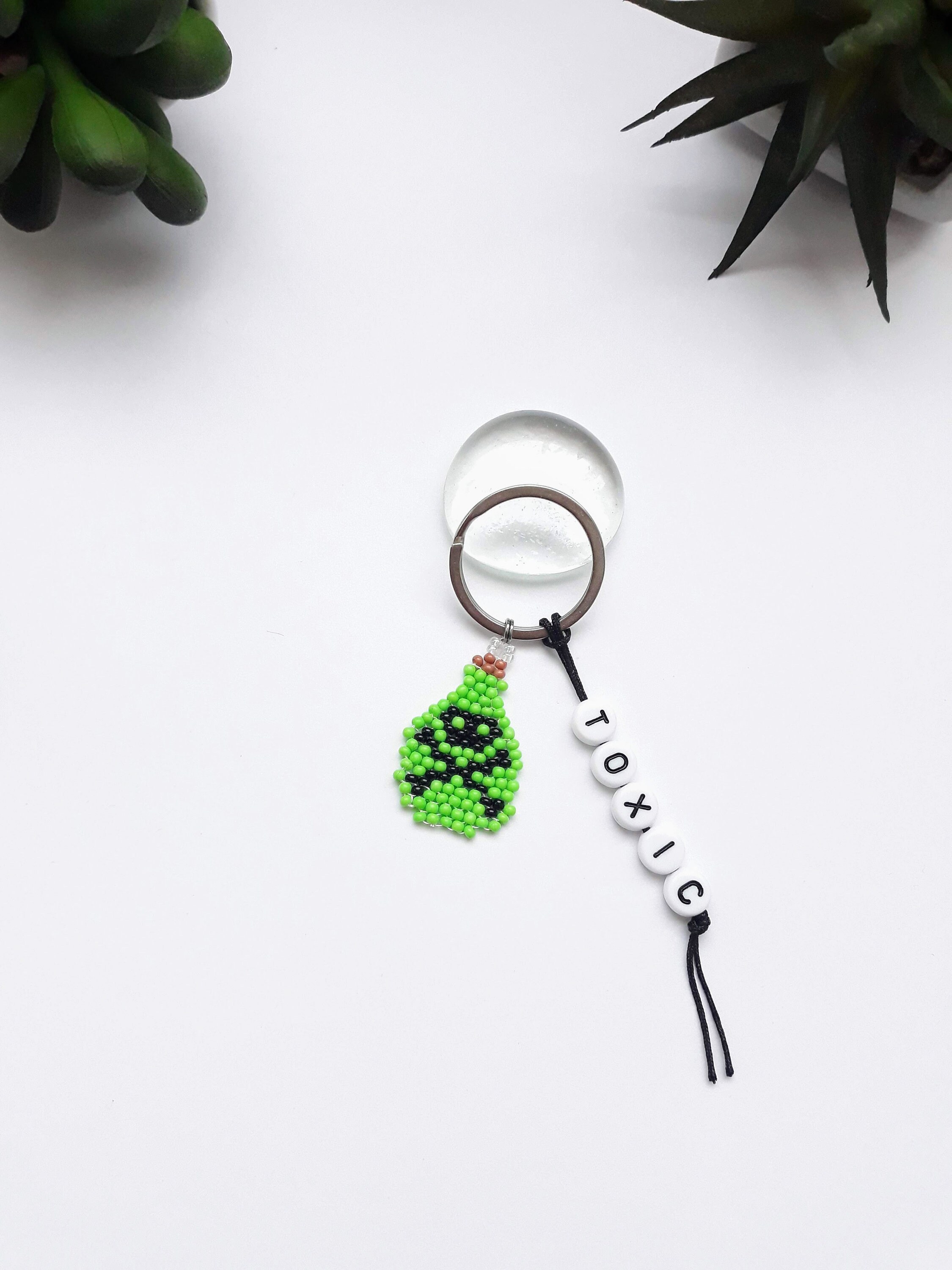 Funny Keychain, Humorous Friend Keychain, Handmade Small Gift, Toxic ...