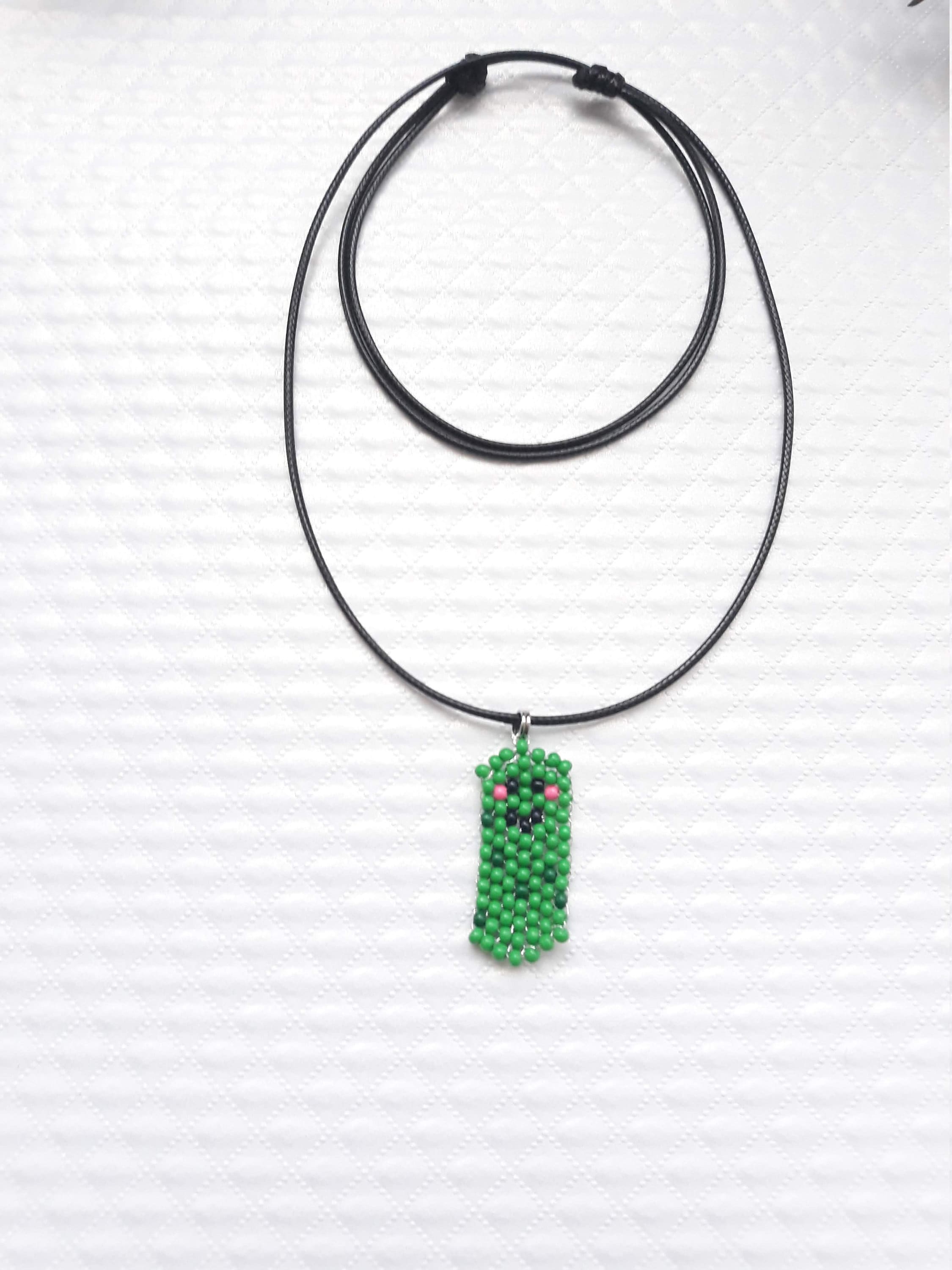 Beaded Pickle Necklace,pickles With Beads, Necklace With Food, Gift for ...