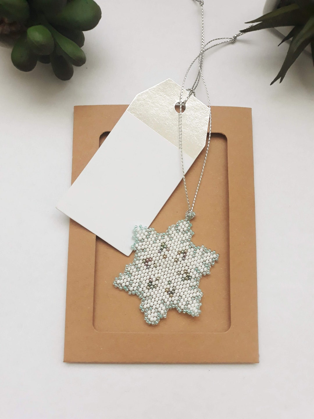 Special Holiday Card,festive Snowflake Decor,snowflake Ornament Card ...