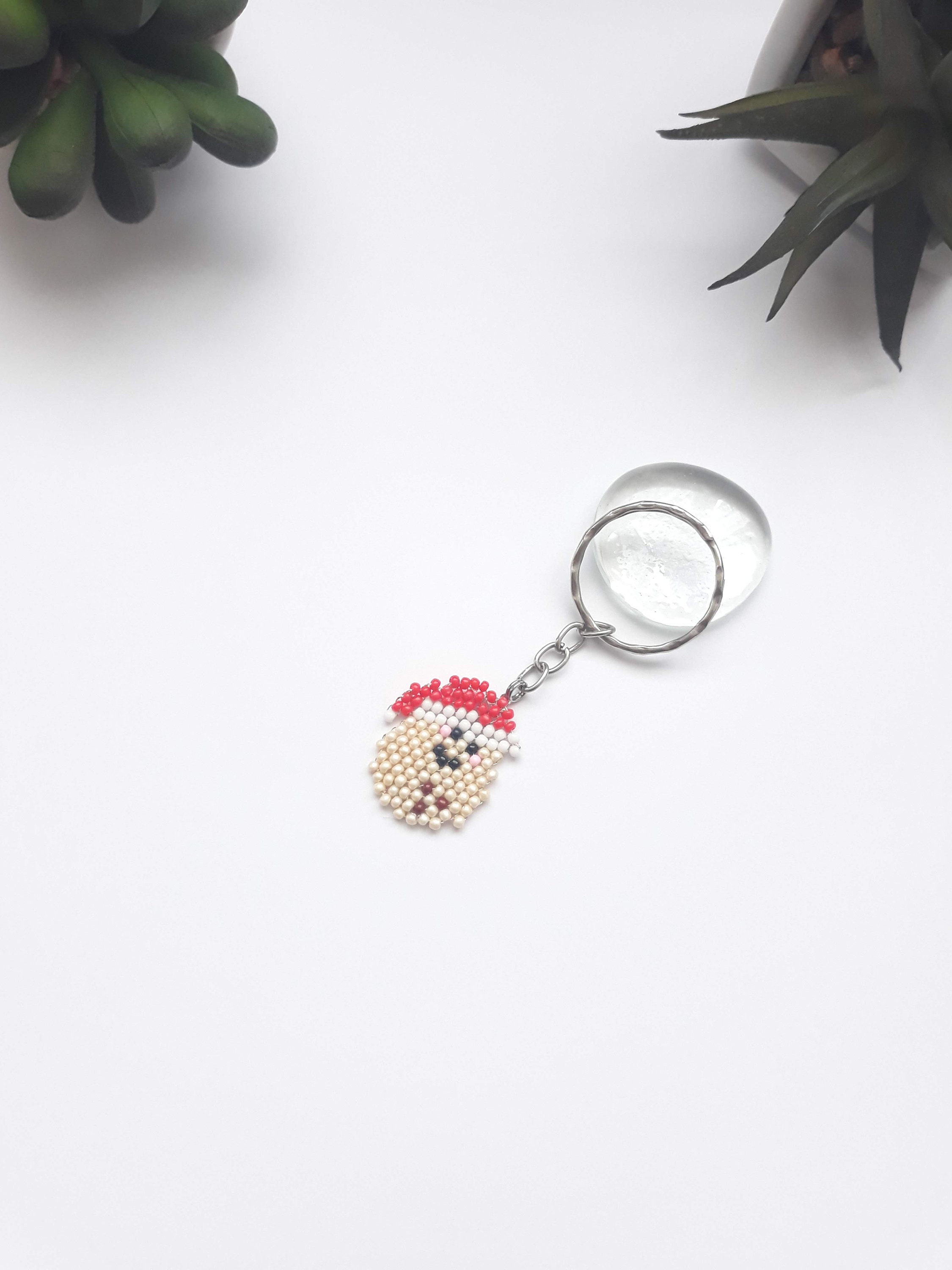 Potato Keychainbeaded Potato Keychainchristmas Gift for Him - Etsy