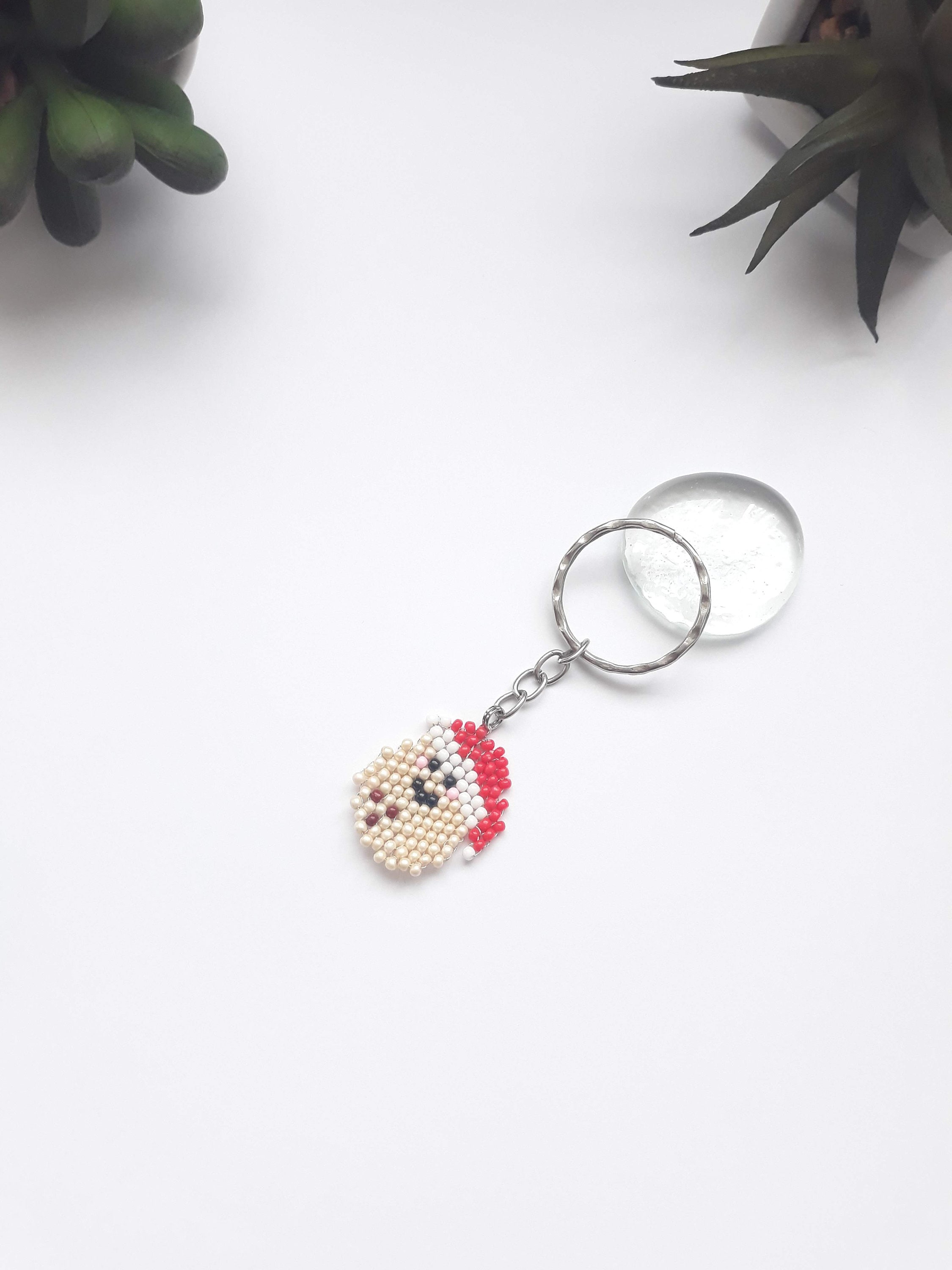 Potato Keychain,beaded Potato Keychain,christmas Gift for Him or Her ...
