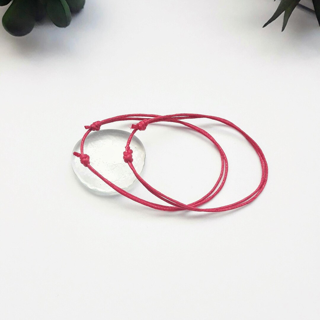 Red String Bracelet Set: Minimalist Protection Bracelet - Etsy