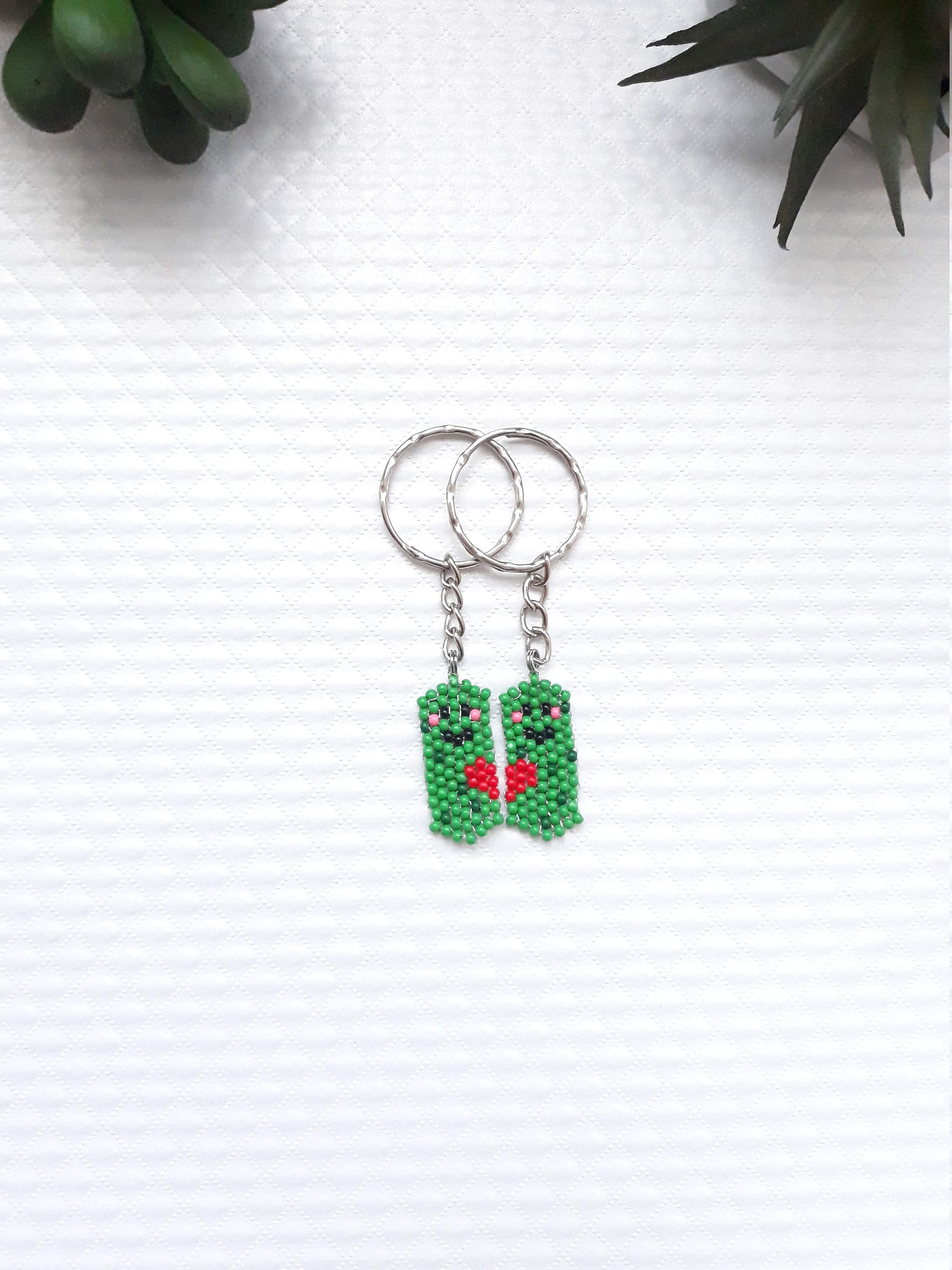 Pickle Keychains, Bead Keychain Set,keychain for Best Friend ,A Little ...