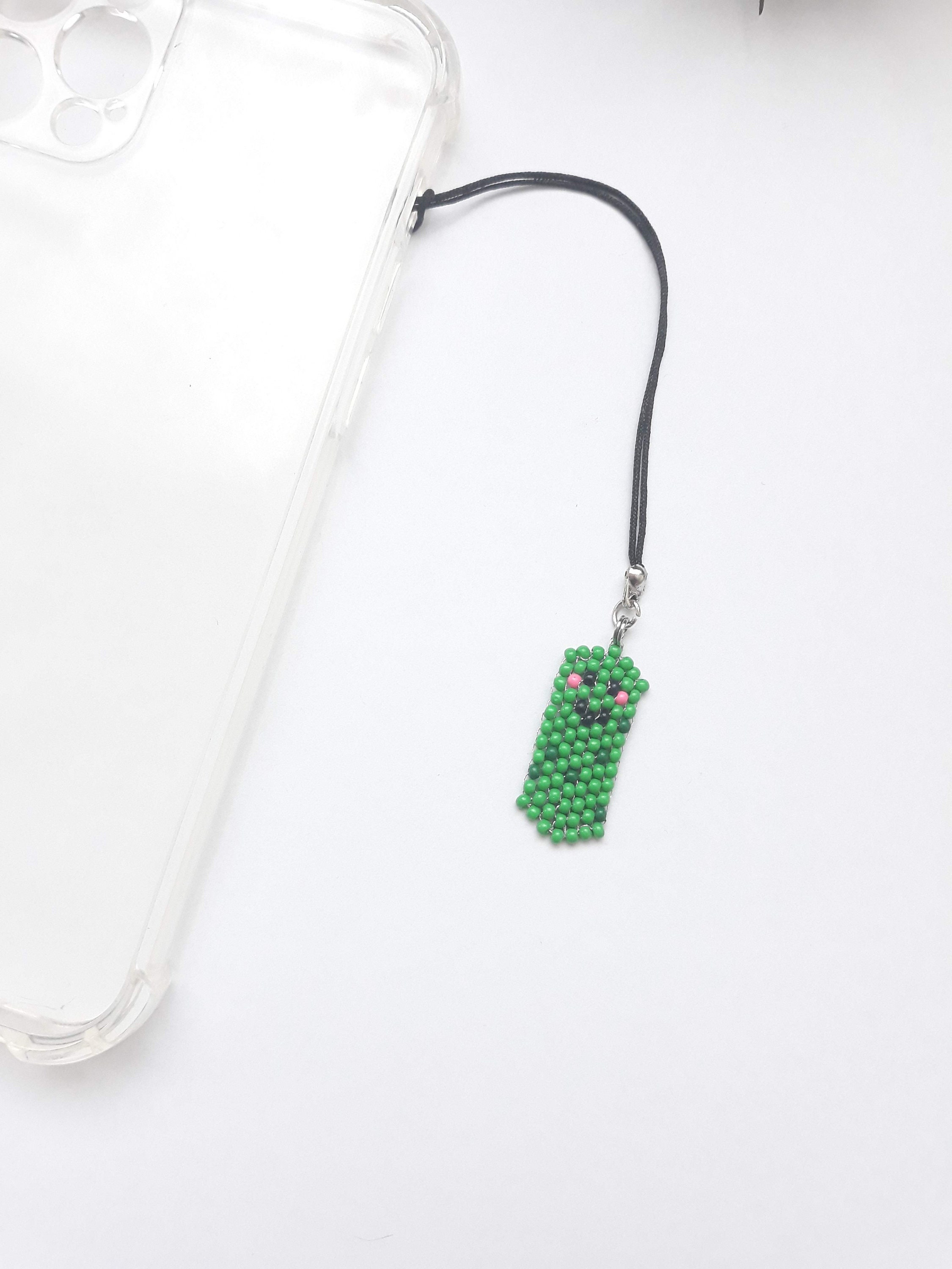 Pickle Phone Chain,his and Hers Phone Charm,pickle Bead Accessory ...