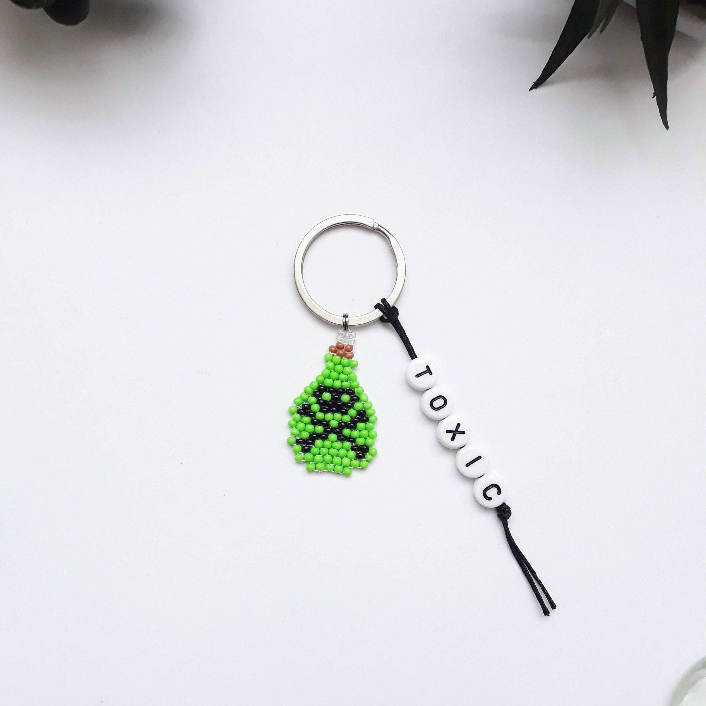 Funny Keychain, Humorous Friend Keychain, Handmade Small Gift, Toxic ...