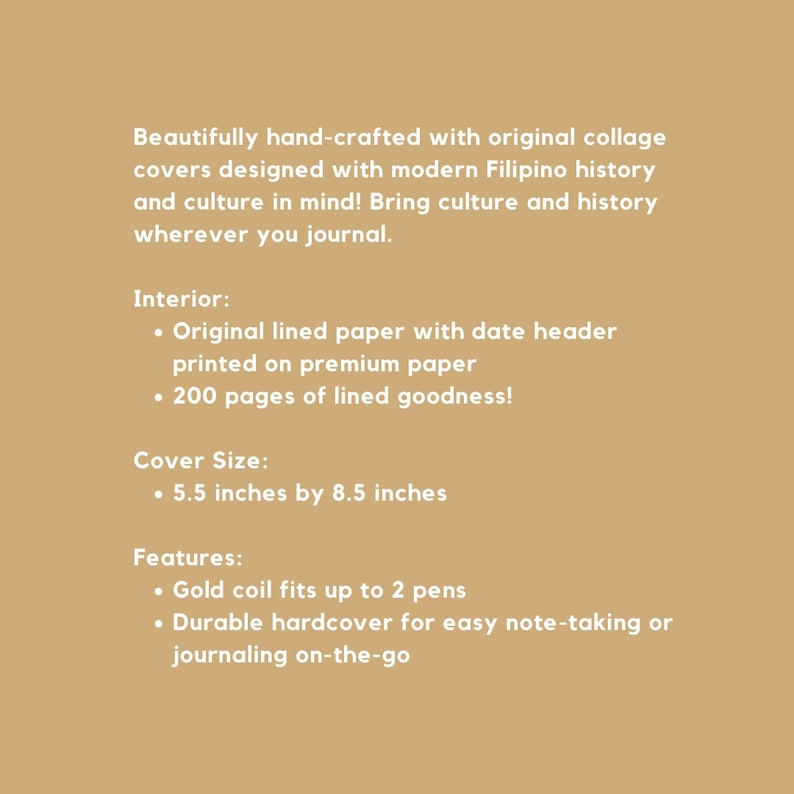 Filipino Culture-inspired Notebooks | Sari-sari | Harana | History ...