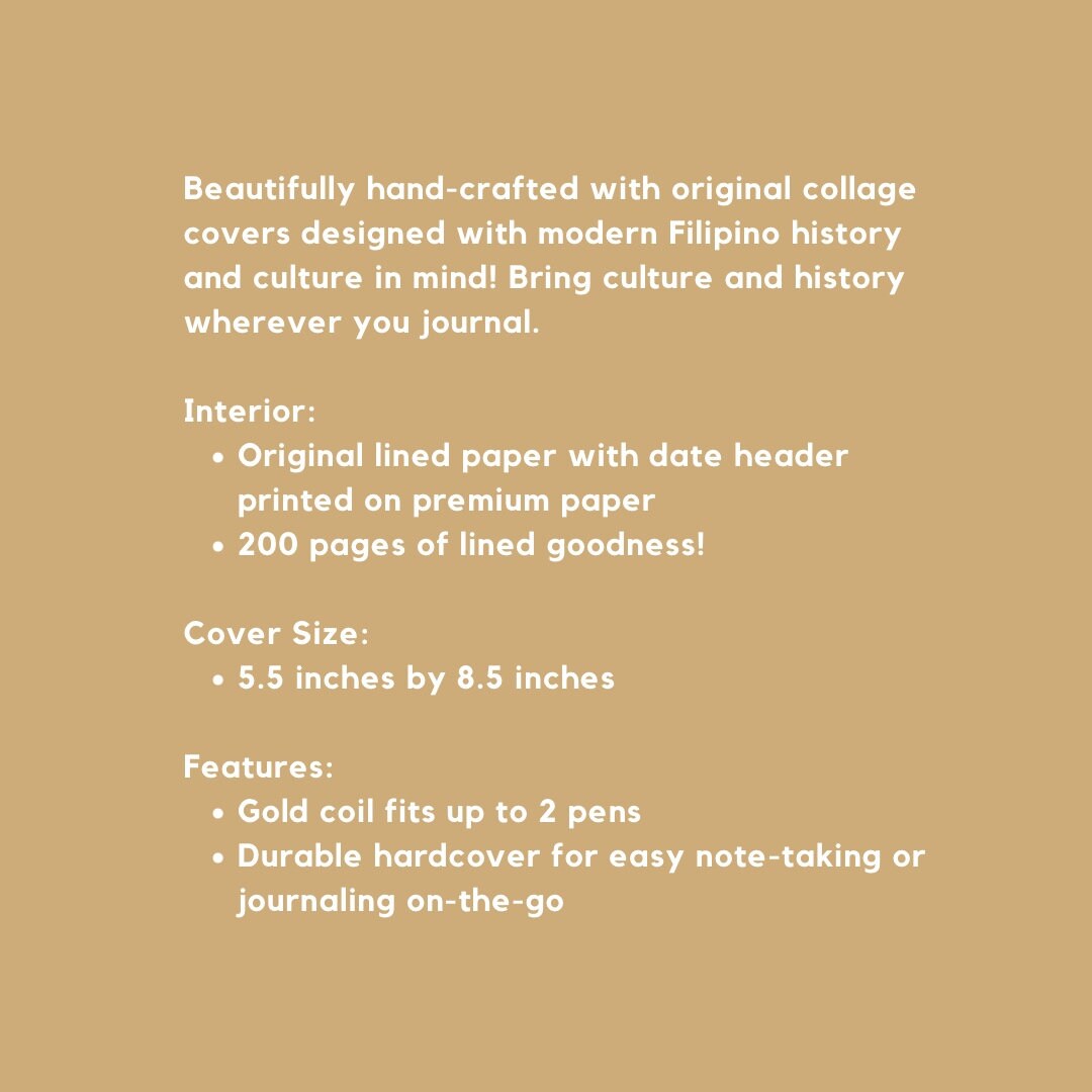 Filipino Culture-inspired Notebooks | Sari-sari | Harana | History ...