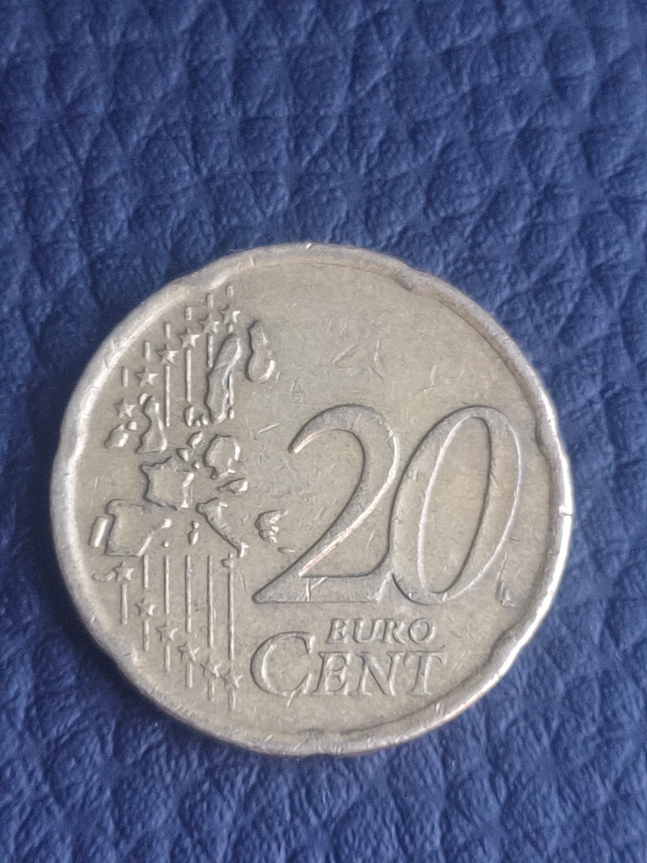 20 Cents 2002 Rare Coin Greece - Etsy