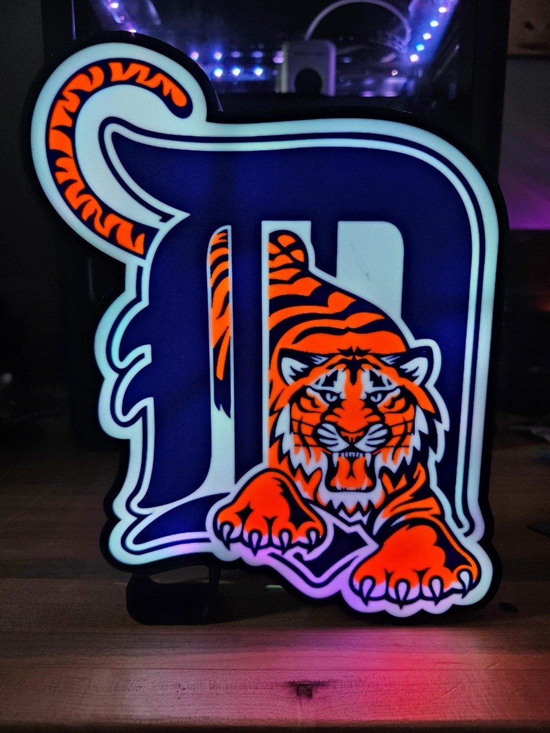 Detroit Tigers LED Lightbox Sign - Etsy