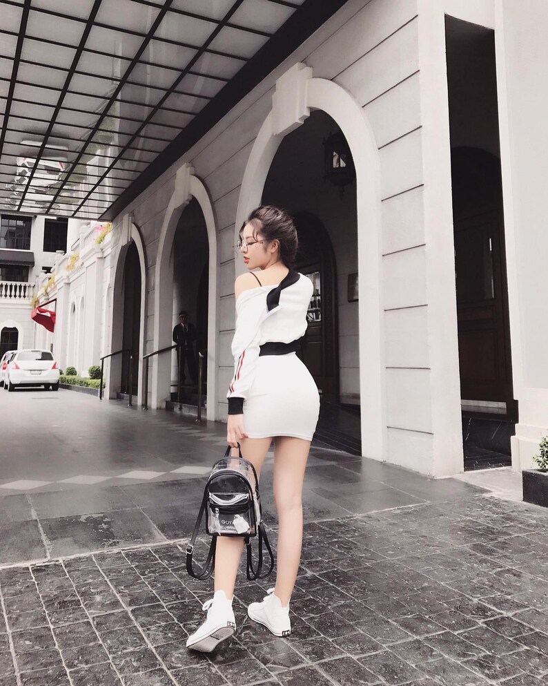 Mini Dress and Matching Crop Jacket 2 Piece Set in White Size Small - Etsy