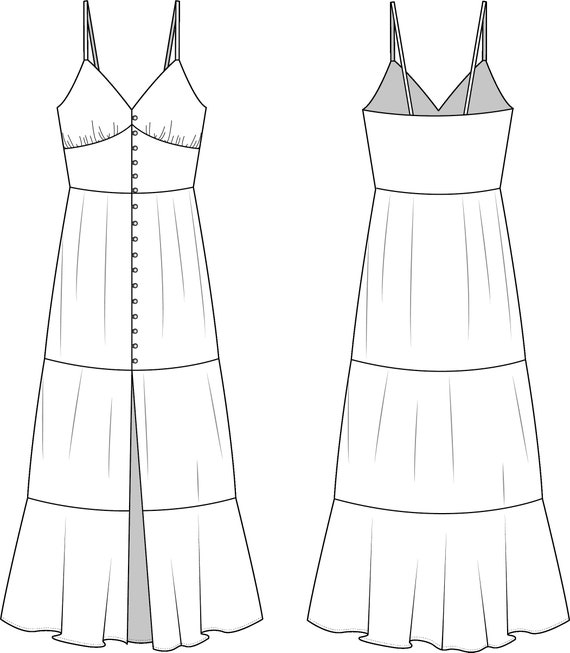 Dress Templates For Designing