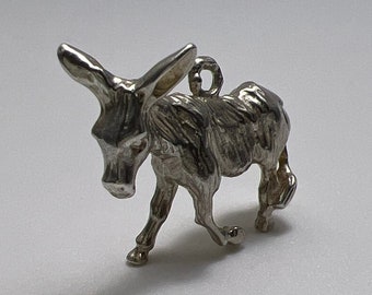 Silver Donkey | Etsy