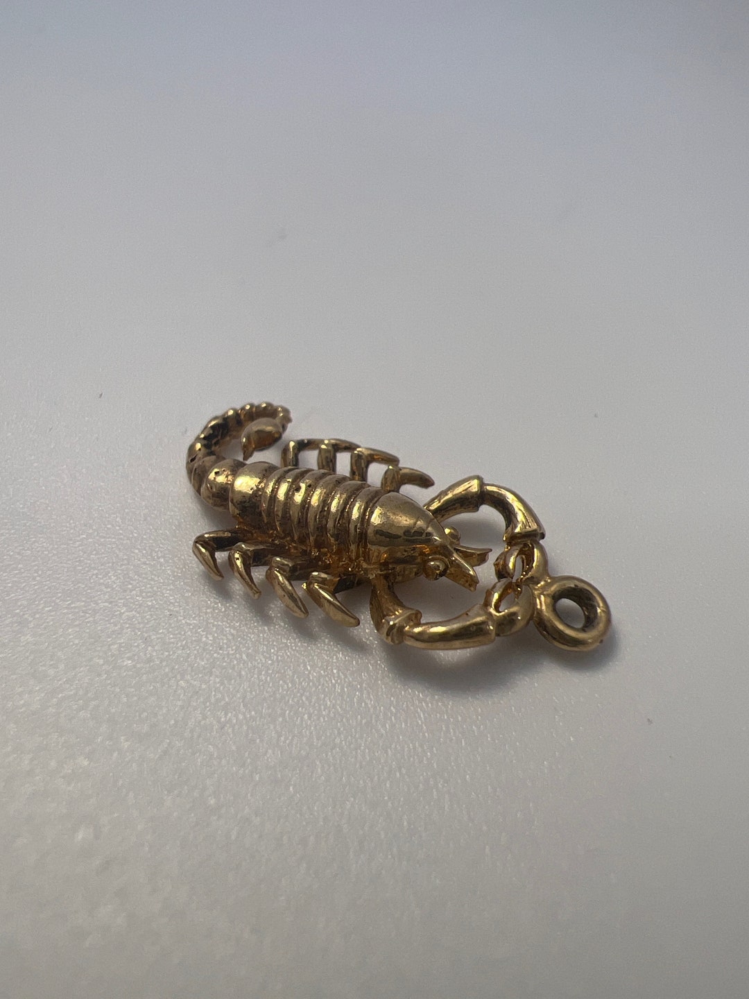 9ct Gold Scorpion Charm - Etsy