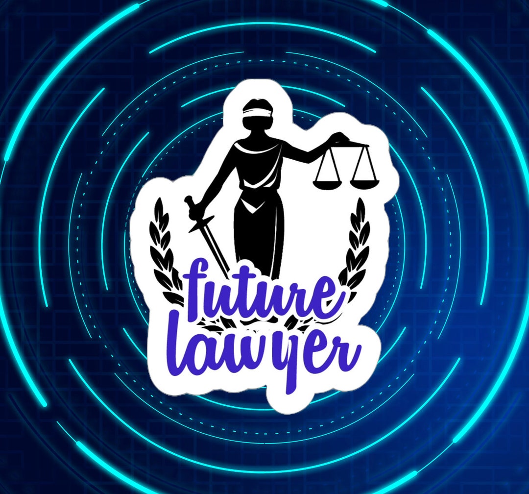 Legal - Law - Lady Justice - Future Lawyer Sticker - Waterproof - Vinyl ...