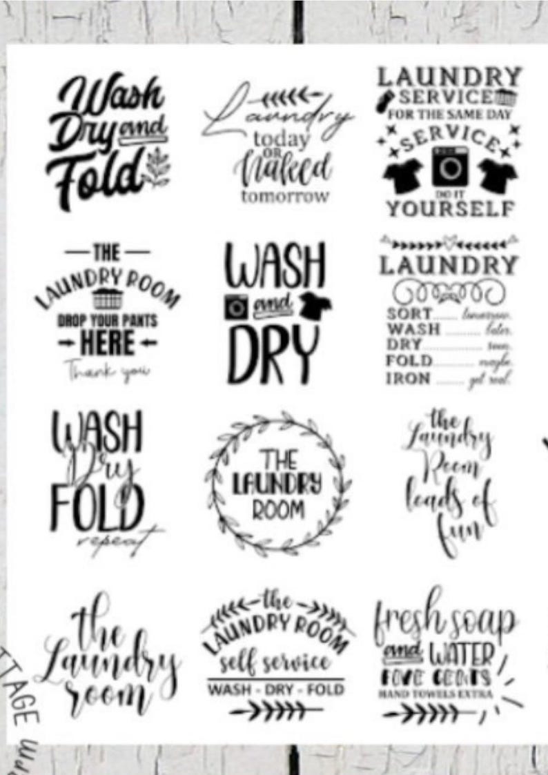 Laundry SVG Bundle , Laundry Room SVG, Instant Downloads, Farmhouse SVG ...
