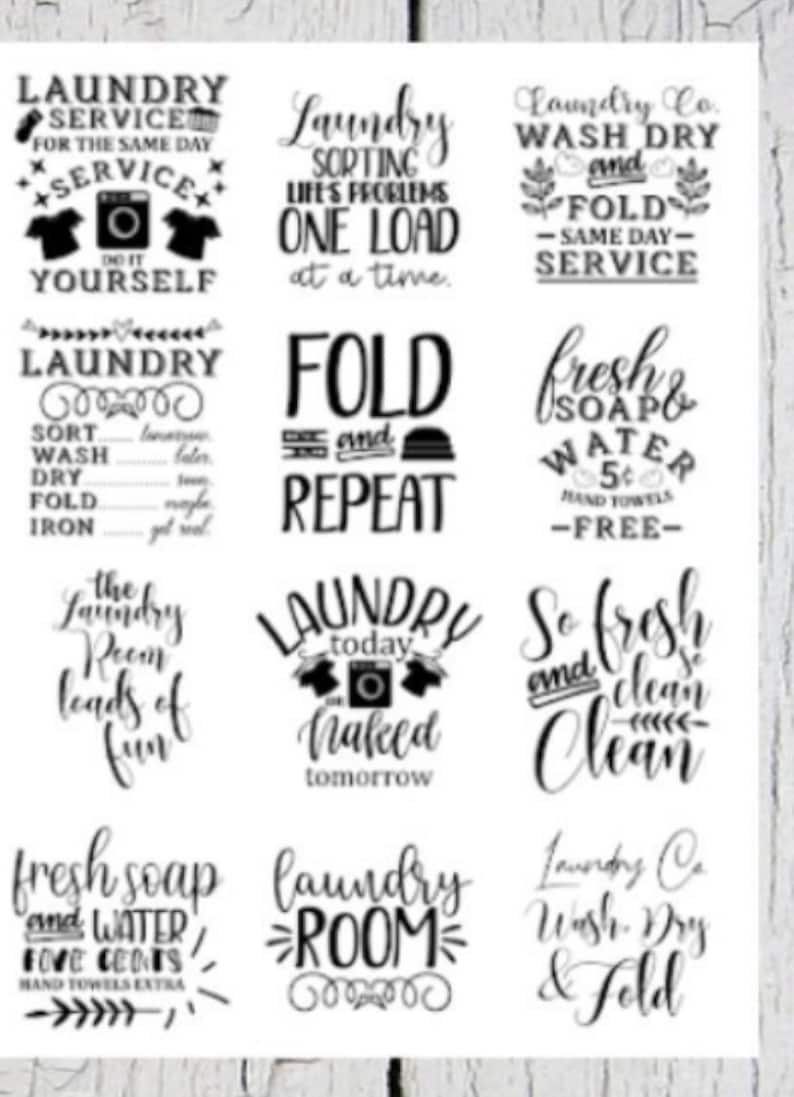 Laundry SVG Bundle , Laundry Room SVG, Instant Downloads, Farmhouse SVG ...