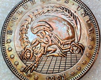 Hobo Alien Coin - Etsy