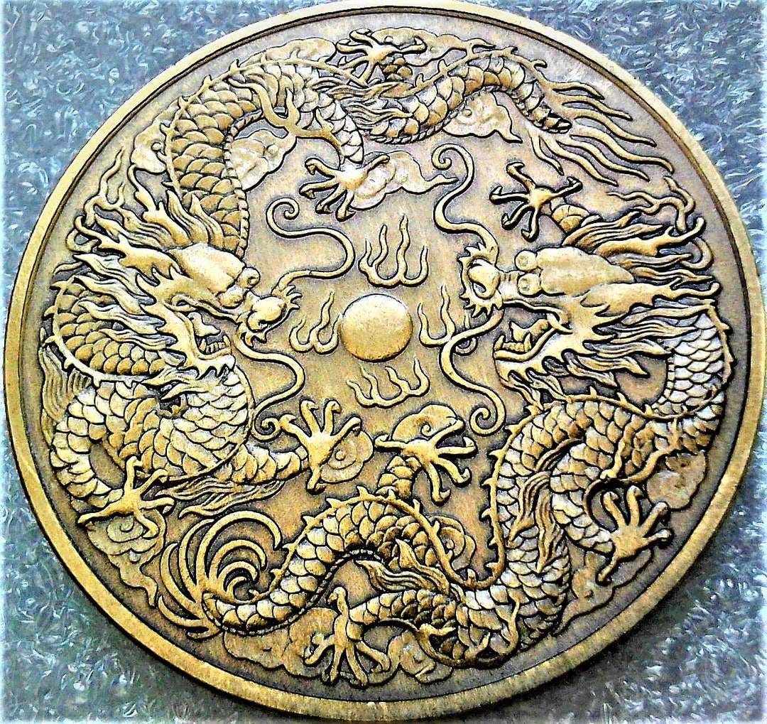 Dragon Verses Dragon Coin - Etsy