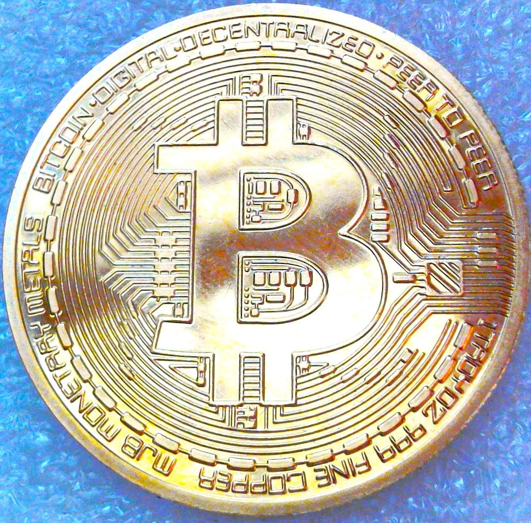 Bitcoin (BTC) Physical Crypto Coin by Cryptochips | Best Selling ...