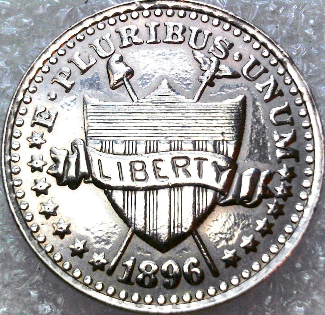 5 Cents "1896 Nickel" Pattern Coin - Copy Coin - Reproduction Coin - Etsy