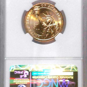 2007 Washington 1 Dollar Missing Edge Lettering PCGS MS 66 Mint Error ...