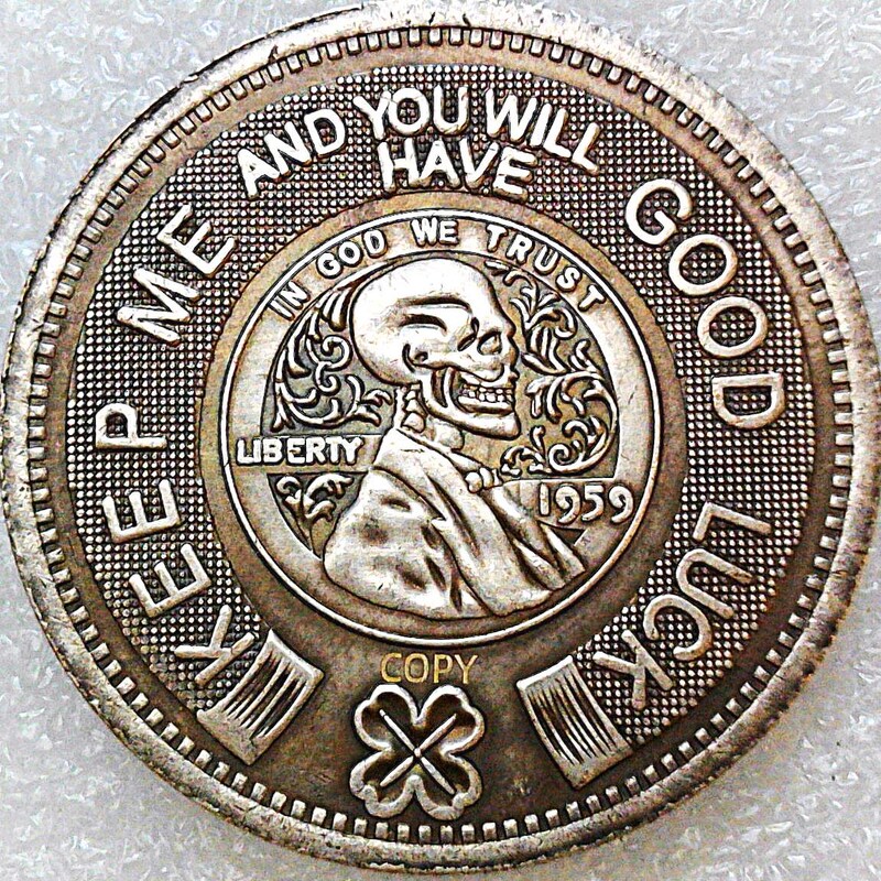 Good Luck Coin - Etsy