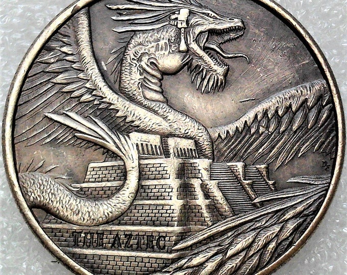 Hobo Nickel Dragon Coin - Hobo Dragon Coin - Etsy