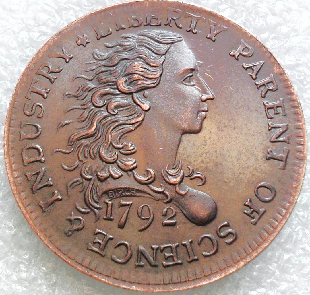 1792 BIRCH LARGE CENT Gallery Mint Coin Copy Commemorative Coin Replica Coin Medal Coins ...