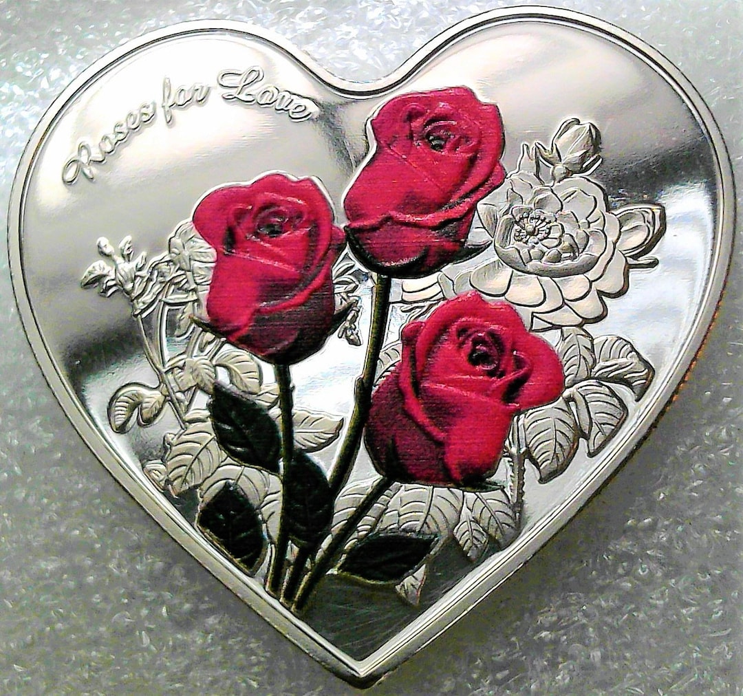I Love You Coin Roses for Love Coin Love Sayings in Many Languages - Etsy