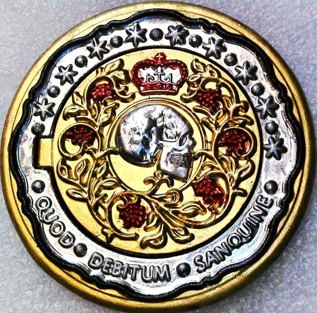 John Wick Coin Blood Oath Marker John Wick Movie Skull Coin Maker Keanu ...