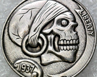 Hobo Nickel Dragon Coin Hobo Dragon Coin - Etsy