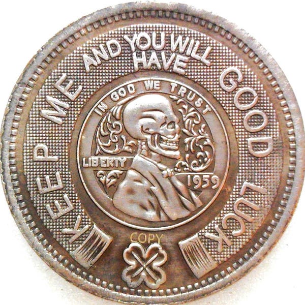Good Luck Coin - Etsy