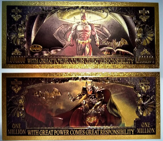 With Great Power Comes Great Responsibility Batman