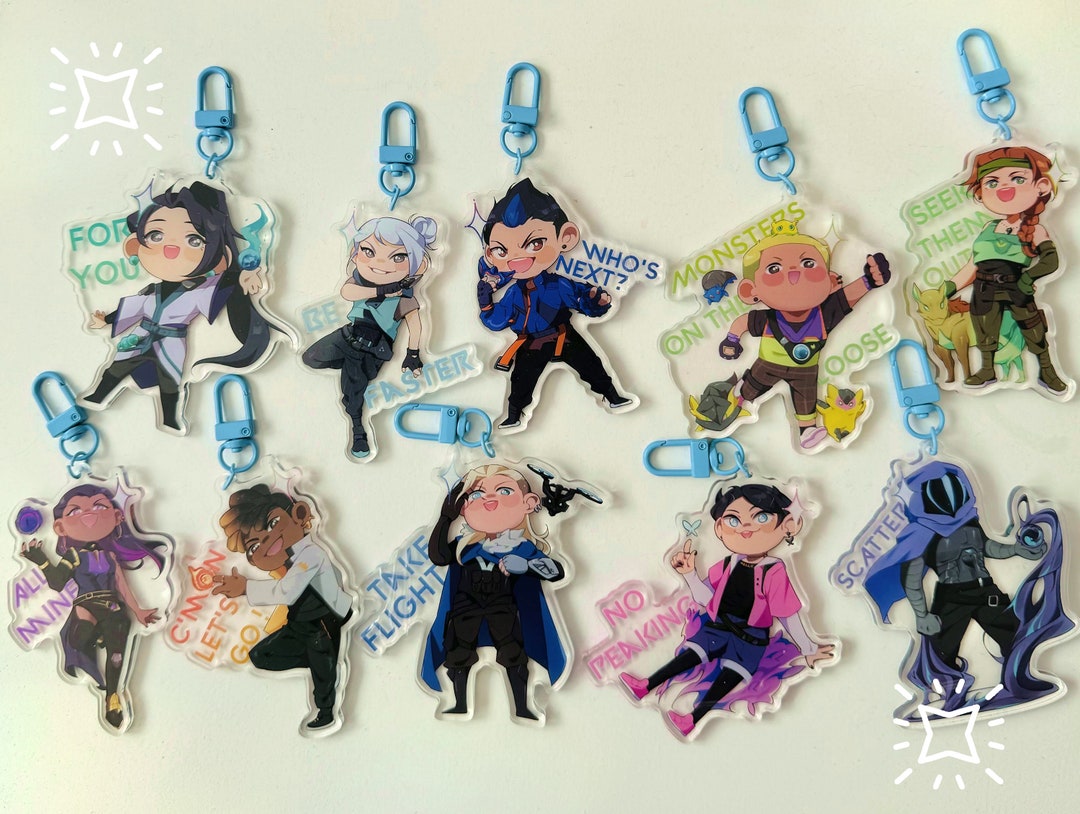 Valorant Keychains - Etsy