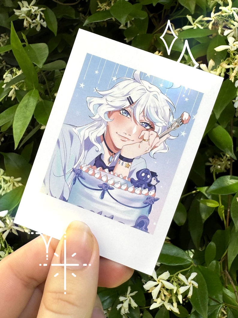 Polaroids Genshin Impact Birthday Cake Set - Etsy