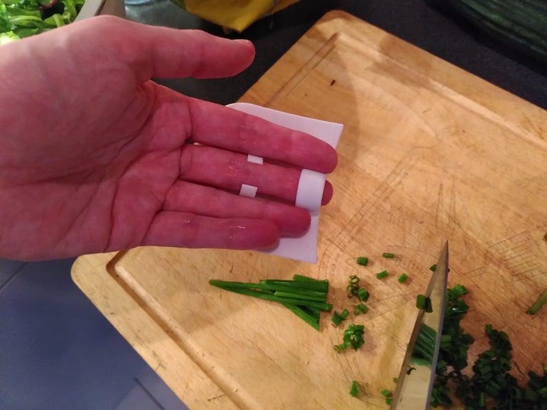 Finger Shield for Dicing/slicing - Etsy