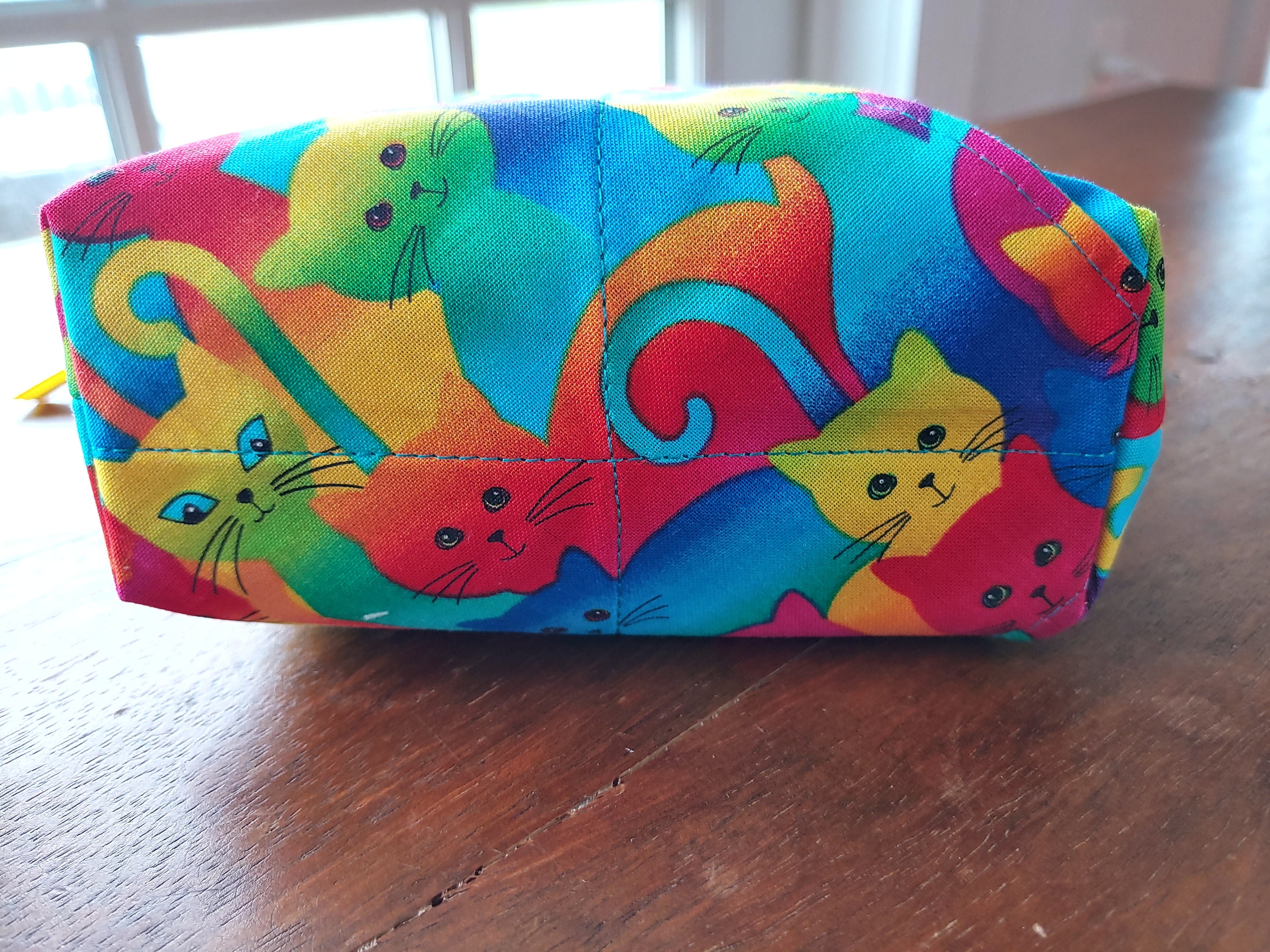 Handmade Drawstring Origami Bag, Pouch Displays an Adorable , Colorful ...