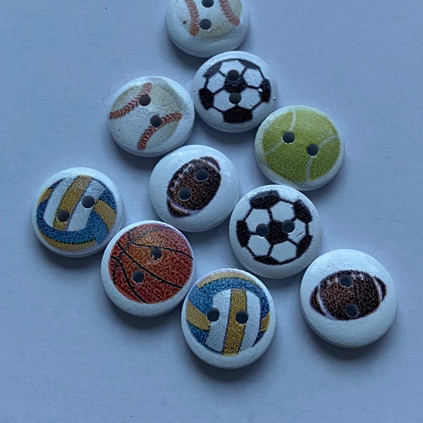 Sports Buttons - Etsy