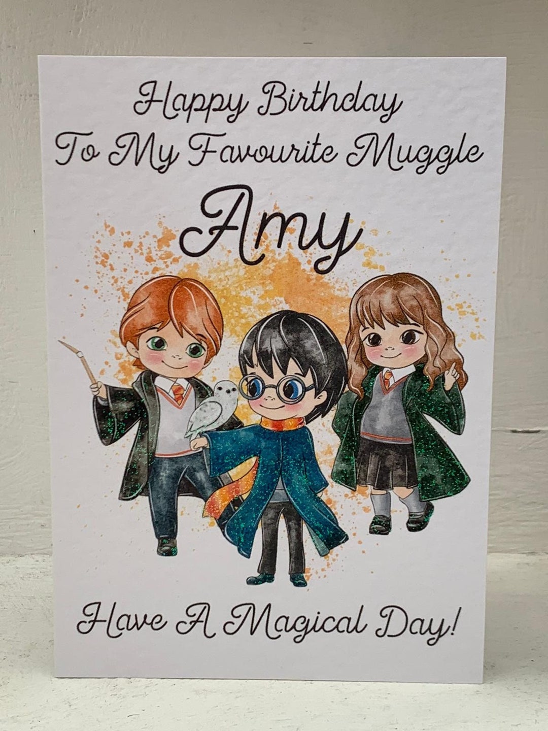Personalised Wizards Birthday Card, Girls Birthday, Boys Birthday, Son ...