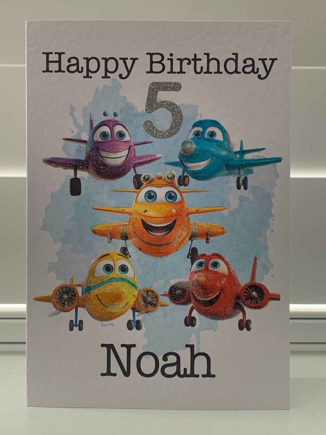 Personalised Planes Birthday Card, Toys, Any Age, Girls Birthday, Boys ...